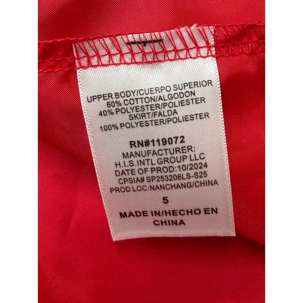 Disney | Dresses | Disney Stitch Fireworks Tulle Dress Girls Size 5 4th ...
